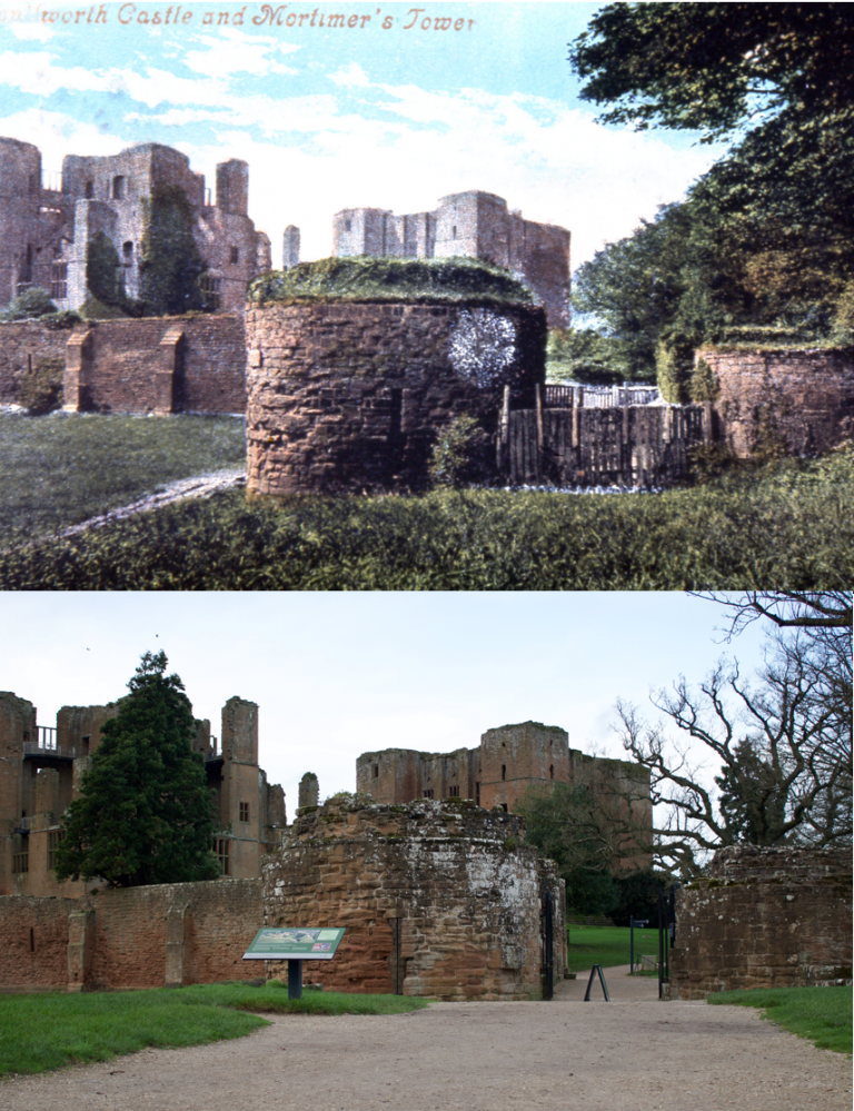 The Castle from the Brays, 1907 - Then & Now - Kenilworth History and ...