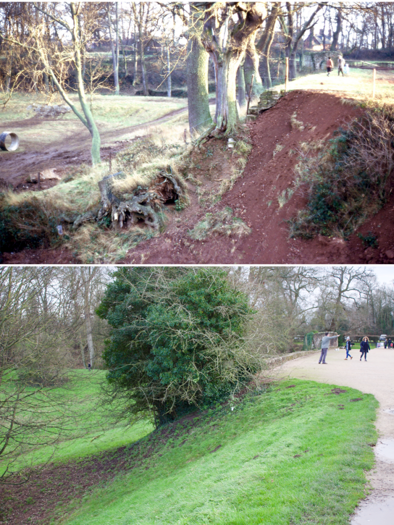 Filling in the Gap in the Tiltyard, 1964 - Then & Now - Kenilworth ...